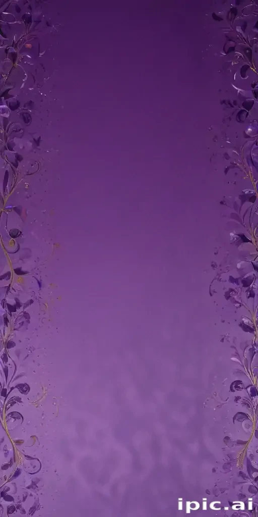 Elegant Purple Background with Floral Designs and Subtle Textures for ...