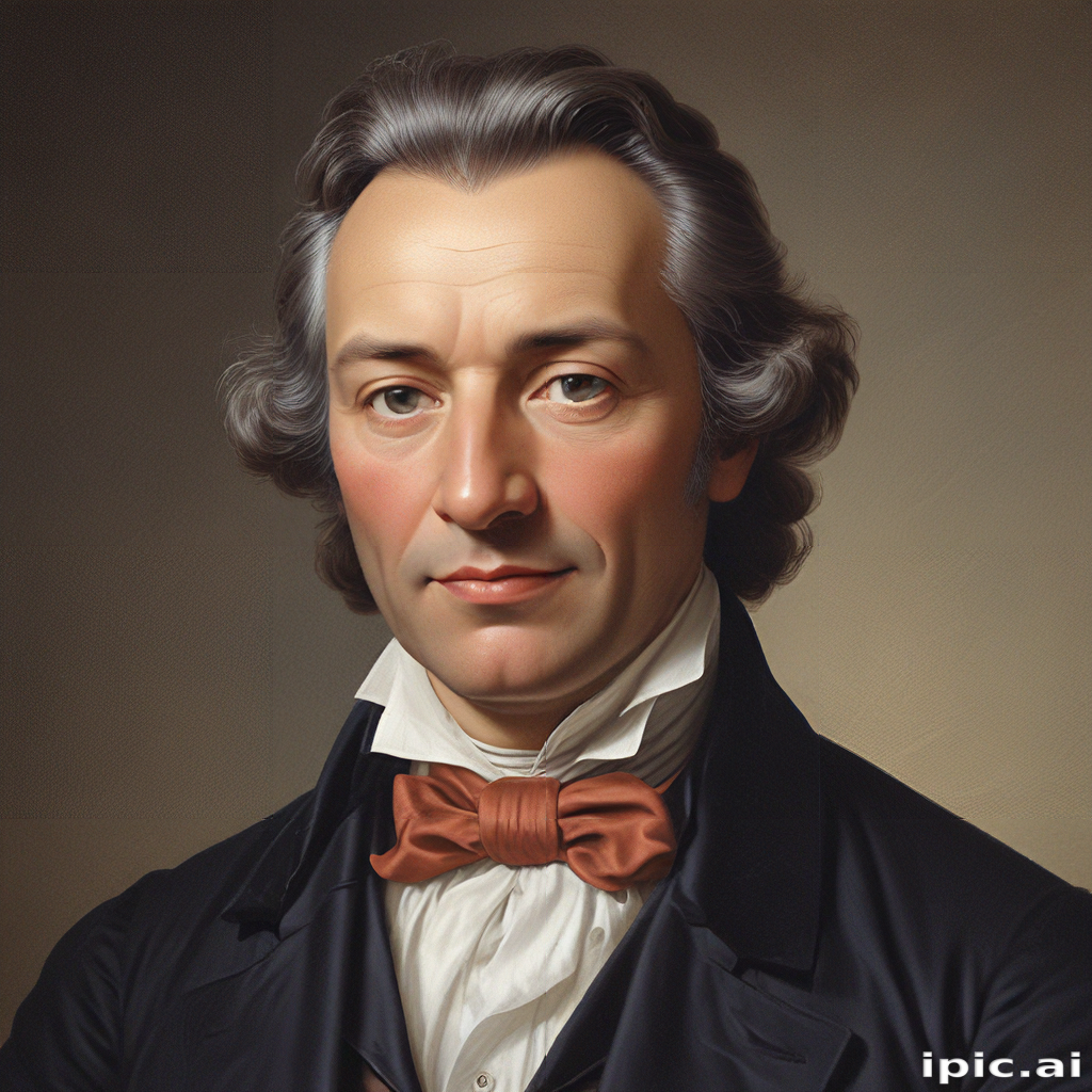 Portrait of a Distinguished Gentleman with Elegant Hair and Attire
