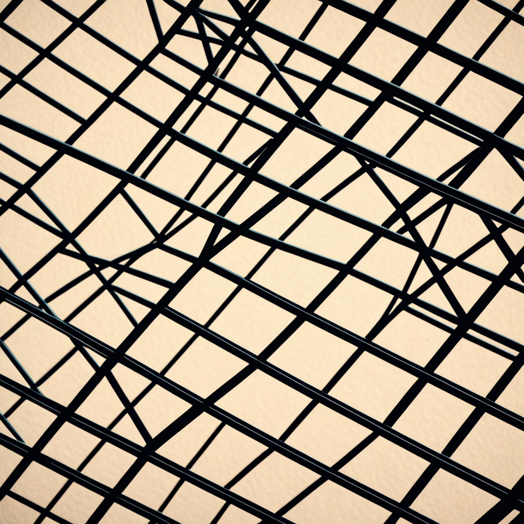 grid perspective abstract