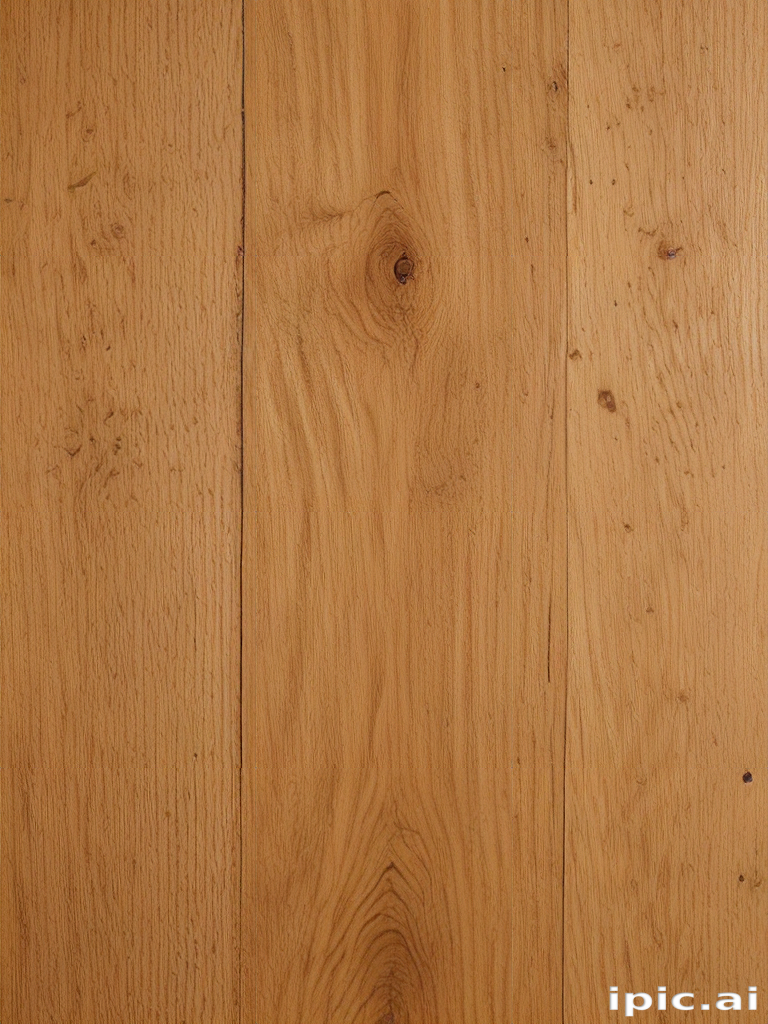 Natural Oak Wood Flooring with Distinct Grain Patterns and Warm Tones.