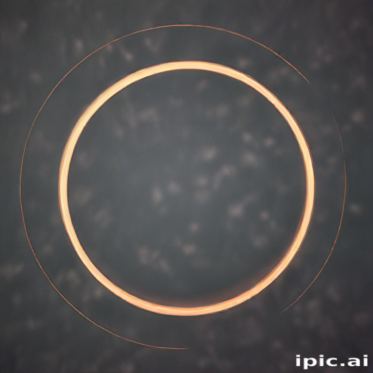 Captivating Circular Light Formation Against a Dark Textured Background