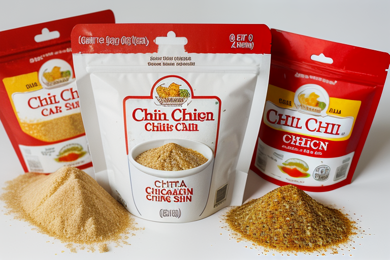 Colorful Packaging and Spicy Content of Chilli Seasoning Products on ...