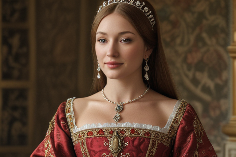 realistic photo of Henry VIII’s wife Jane Seymour in real life