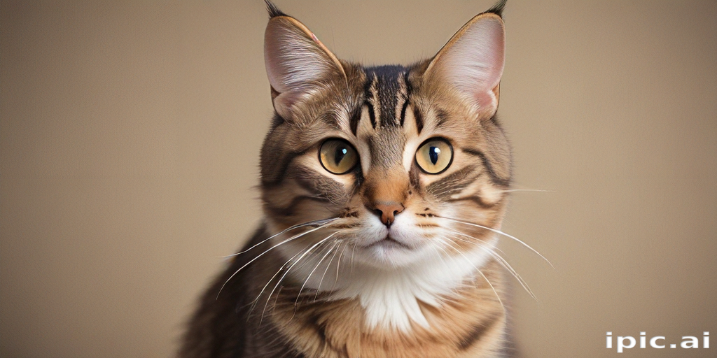 A Beautiful Tabby Cat with Striking Features and Captivating Eyes