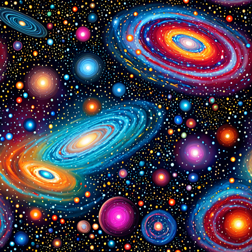 high resolution colorful galaxies realistic landscape picture
