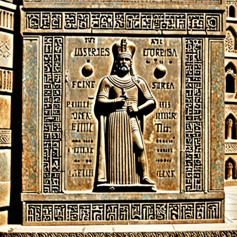 Xerxes I, a powerful king from Persia