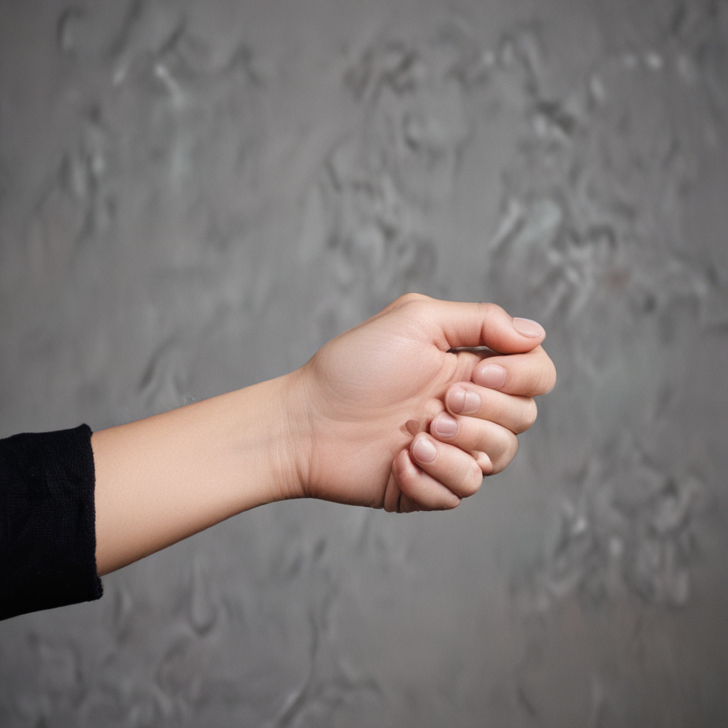 person hand holding good