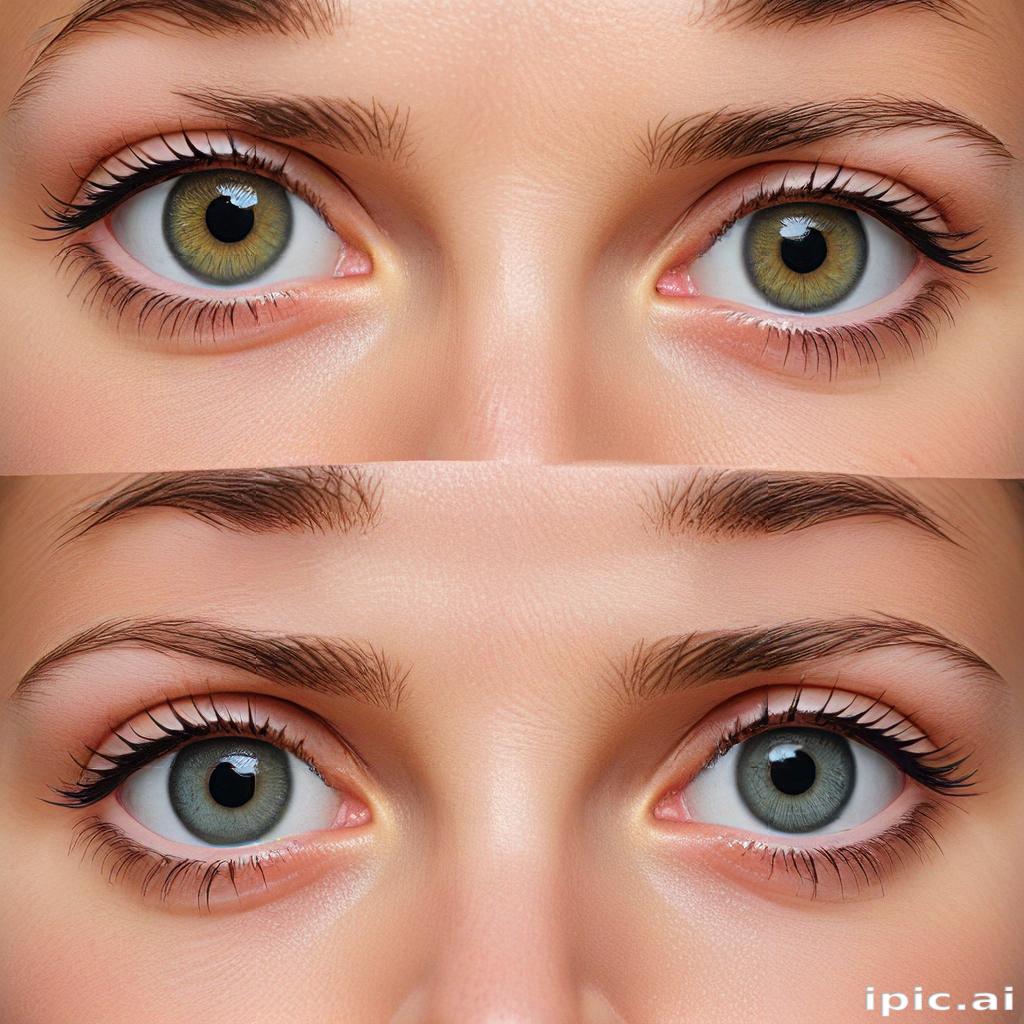 Close-Up of Two Distinct Eye Colors Showcasing Unique Beauty and Diversity