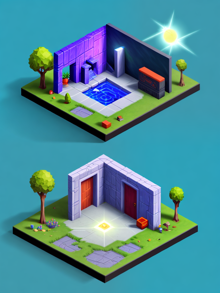 "The Lesser Portal" isometric