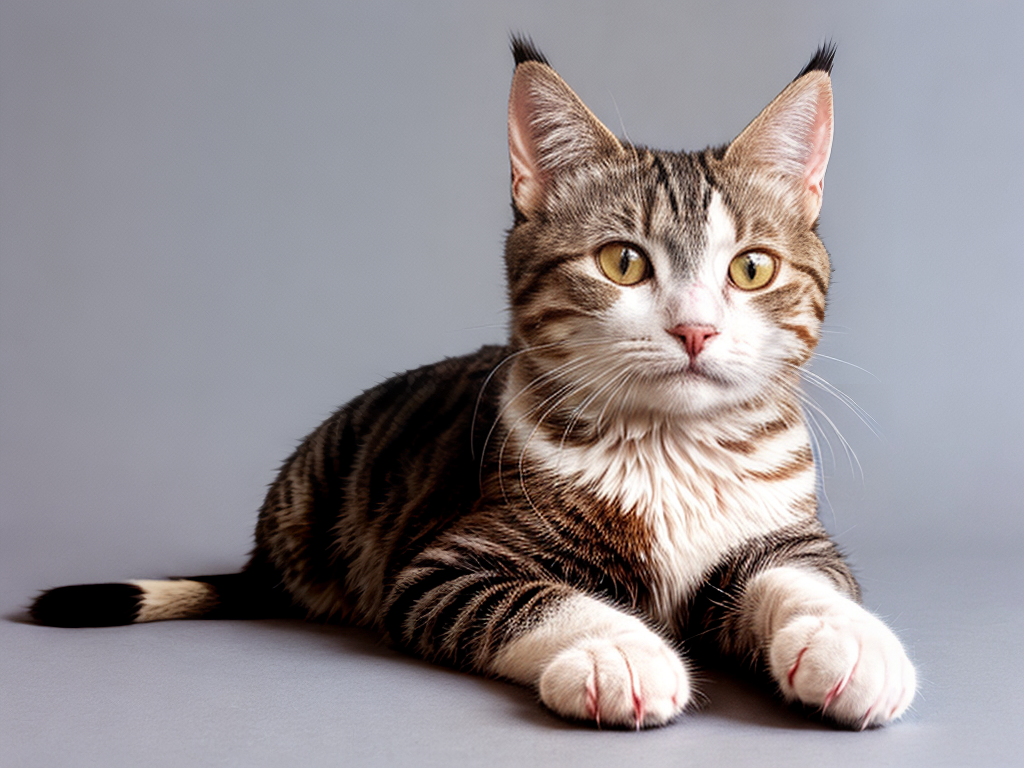 Cat with paws covering ears