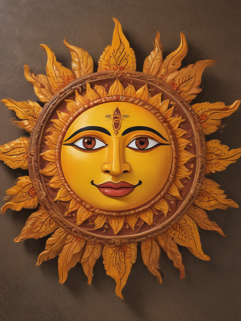 Sun as depicted in the sri lankan culture