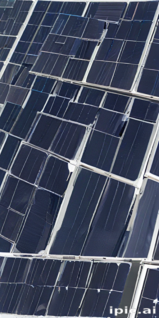 Close-Up View of Solar Panels Collecting Sunlight for Renewable Energy ...