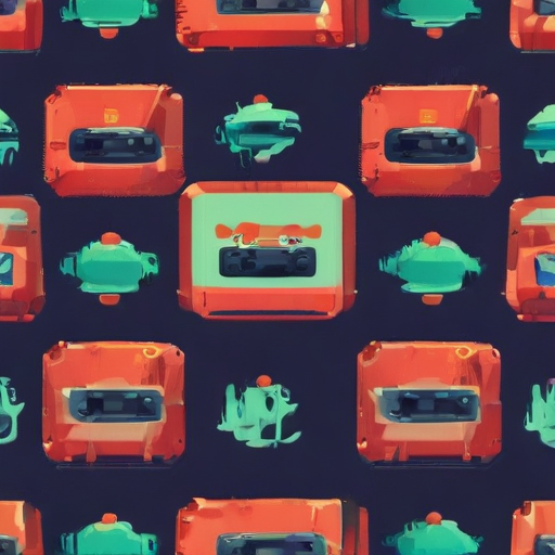 splash screen retro console