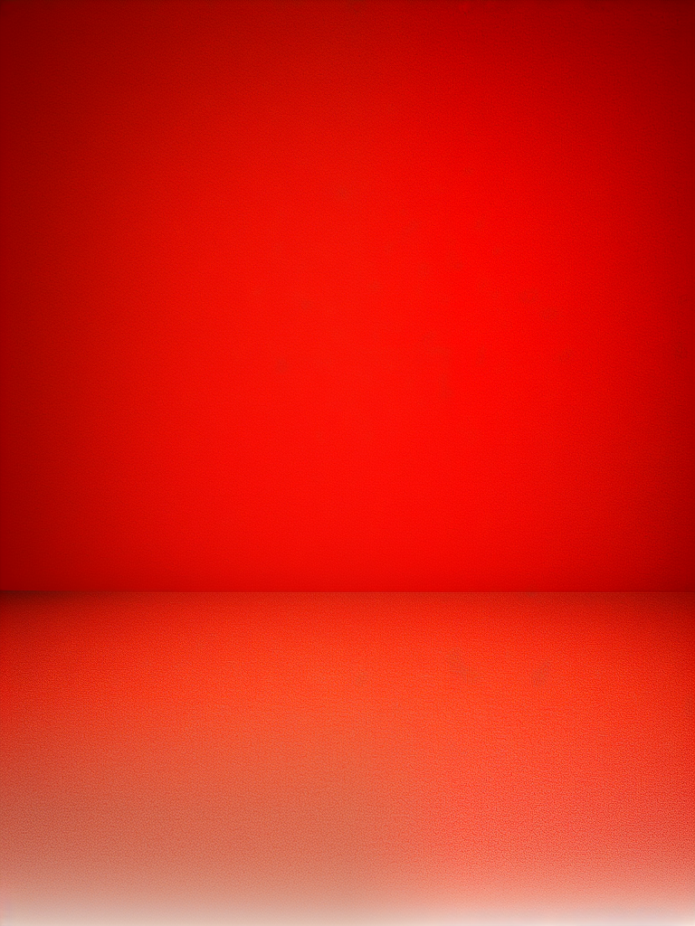 Vibrant Red Background with Smooth Gradient and Minimalist Aesthetic Appeal