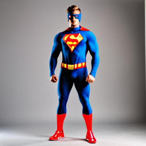 make a superhero out of the element neon