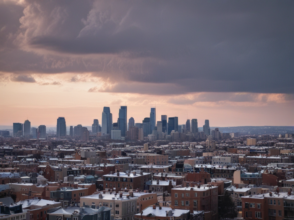 cityscape in distance artsy