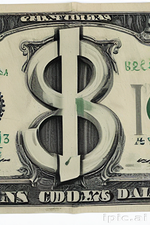 Creative Artwork Featuring a Unique Design Inspired by Currency Symbols