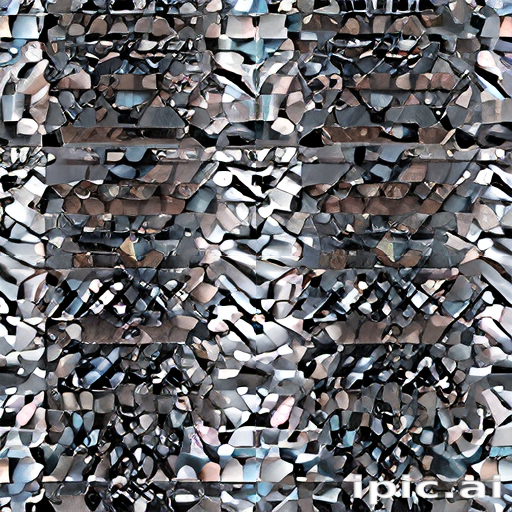Intricate Mosaic Design Featuring Shimmering Textures and Complex ...