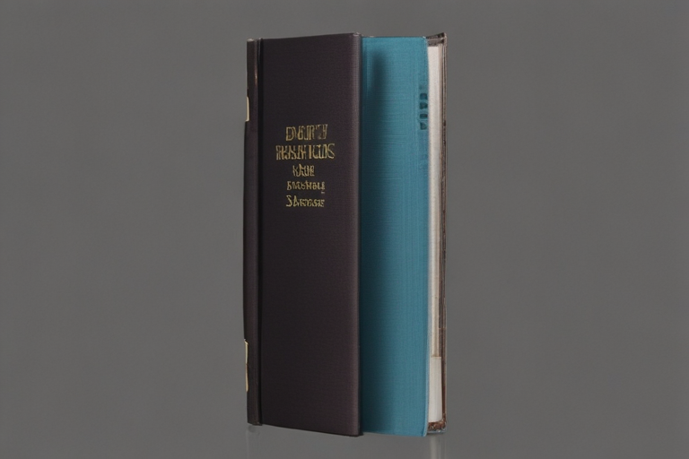A Close-Up of a Unique and Elegant Book with Decorative Cover