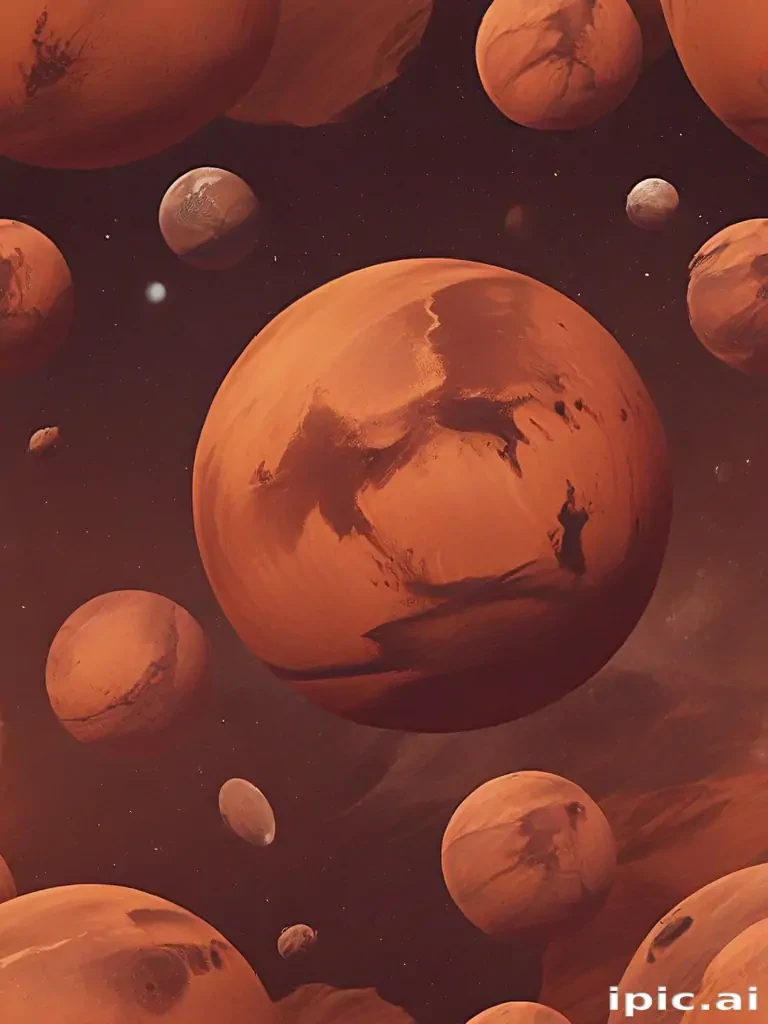 Exploring the Vastness of Space: A Journey Through Red Planets