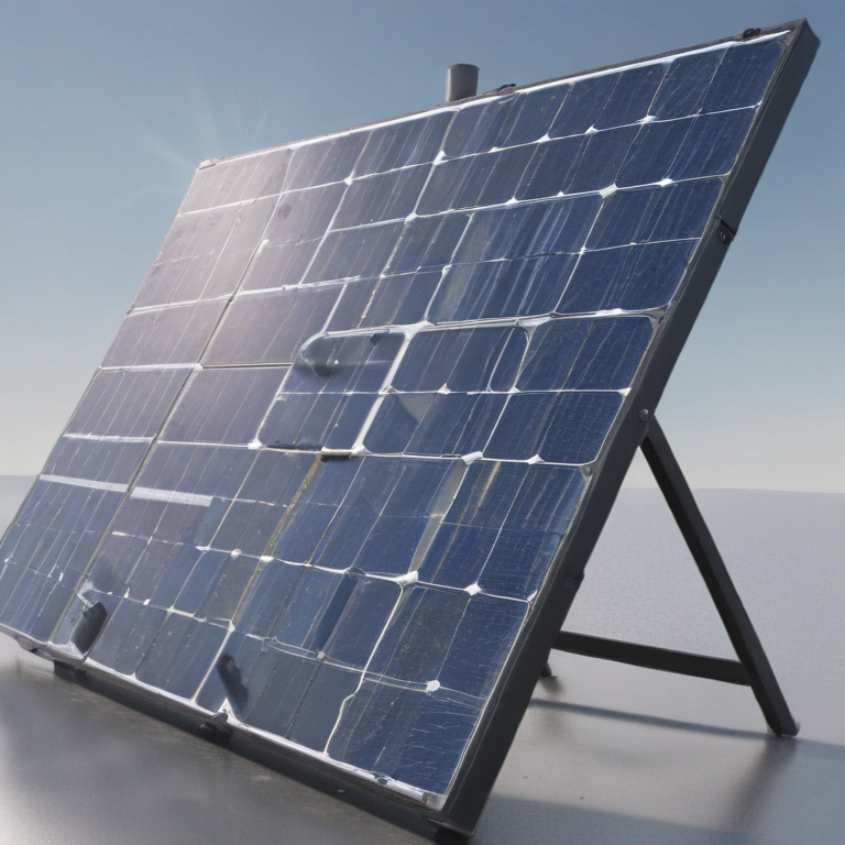Modern Solar Panel Capturing Sunlight for Sustainable Energy Production ...