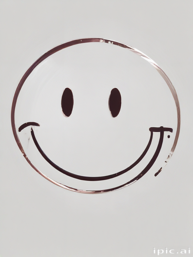 Colorful Smiley Face Illustration Evoking Joy and Positive Vibes Everywhere