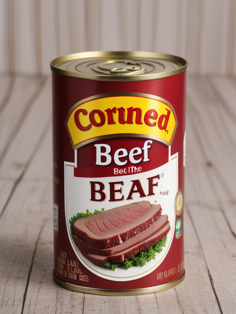 Deliciously Packaged Corned Beef in a Convenient Can for Easy Meals
