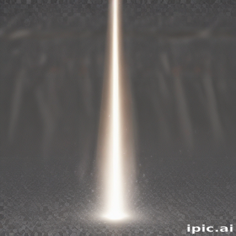 A Brilliant Light Beam Emerges from the Ground, Illuminating the ...