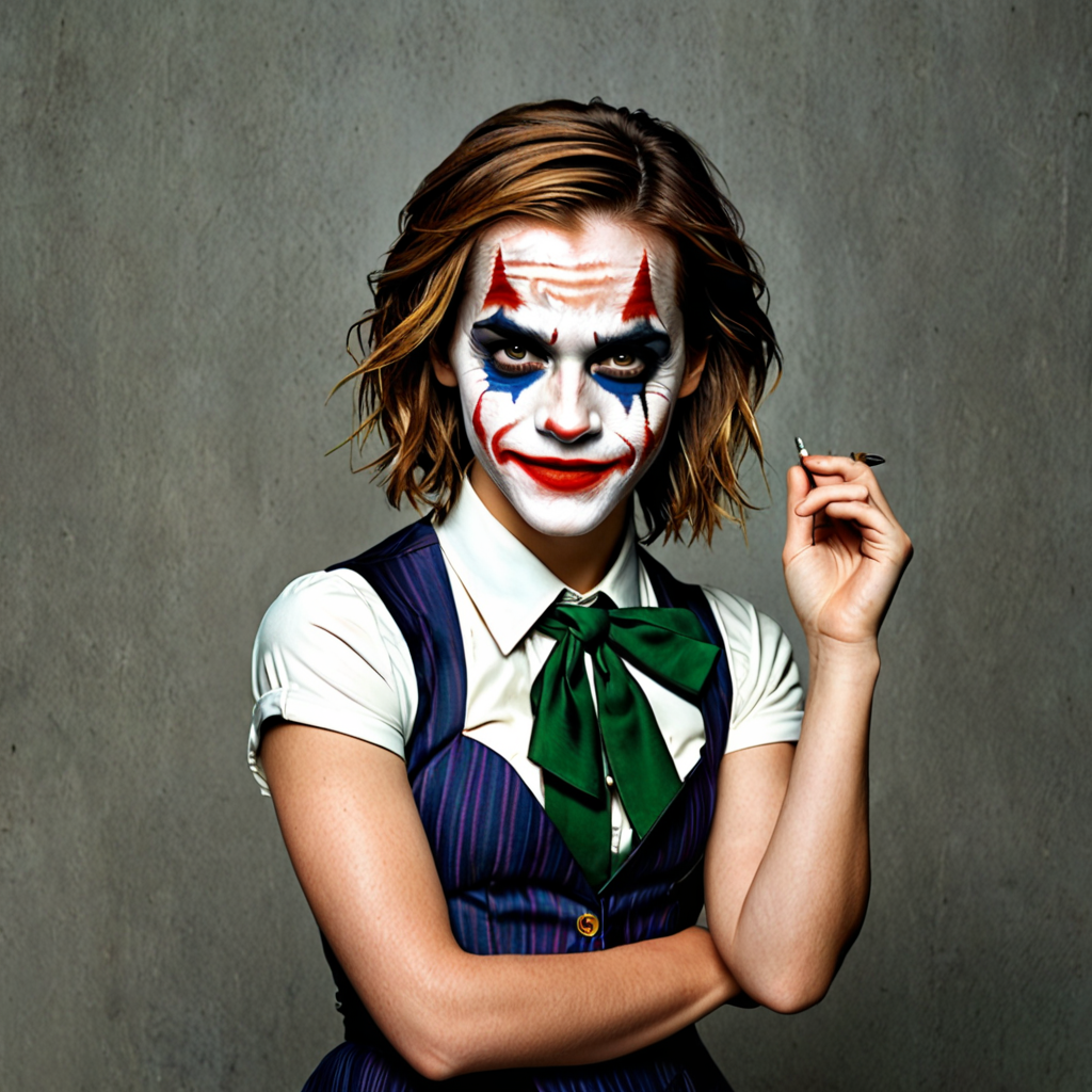 Emma Watson as the Joker