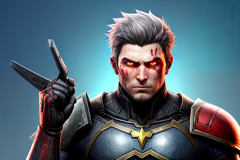 A gory portrait wesly hero in the game lords mobile