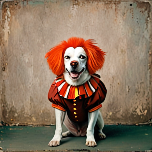 Clown dog