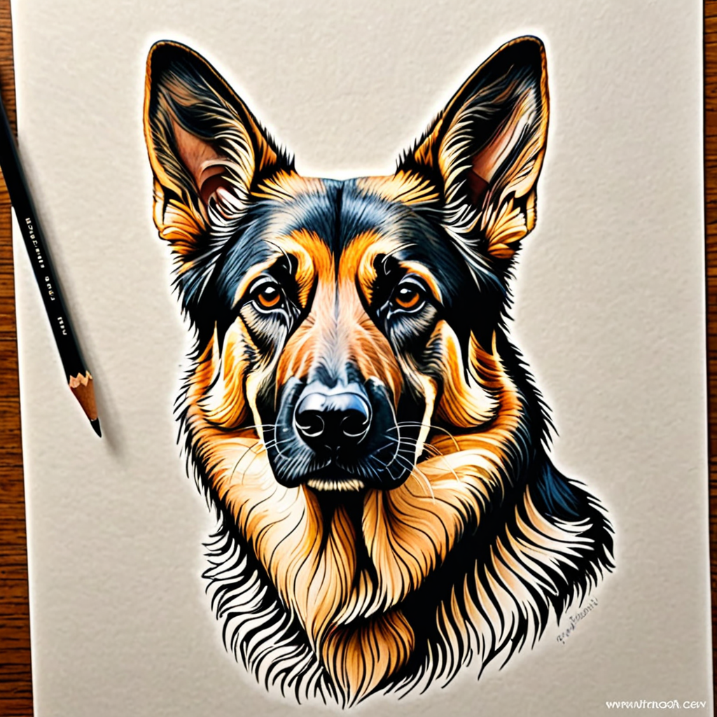 Create a lifelike representation of a dog's skeleton in a pencil ...