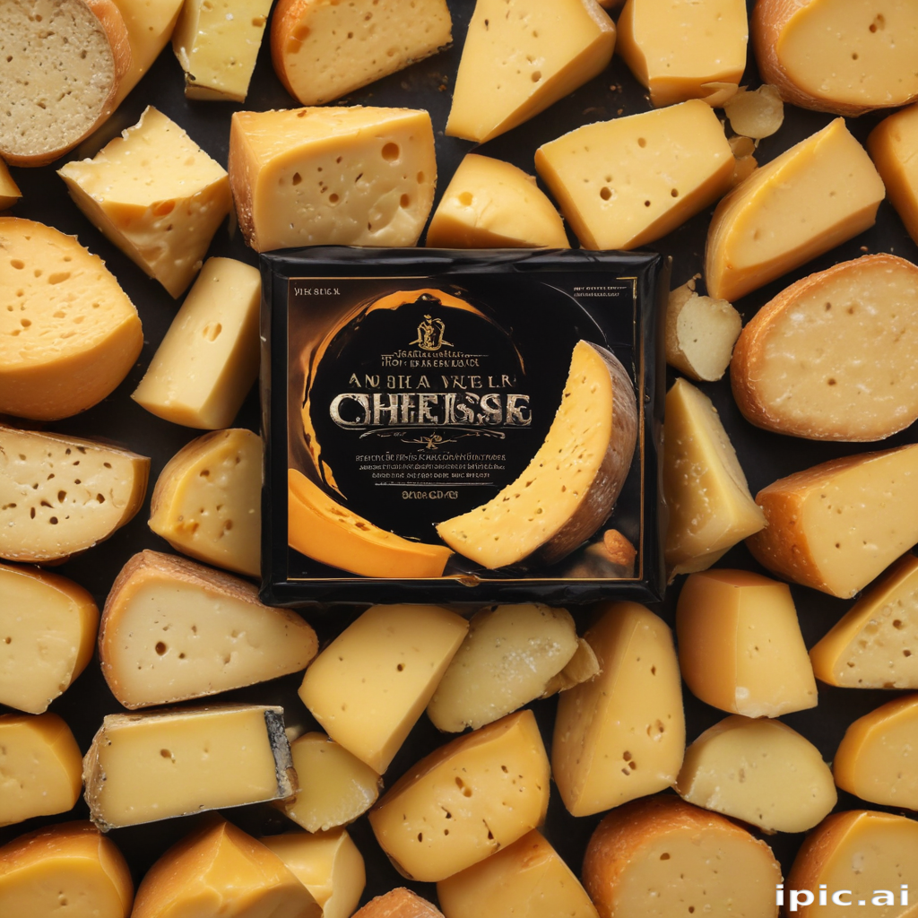 A Delicious Assortment of Various Cheeses Surrounding a Central Cheese ...