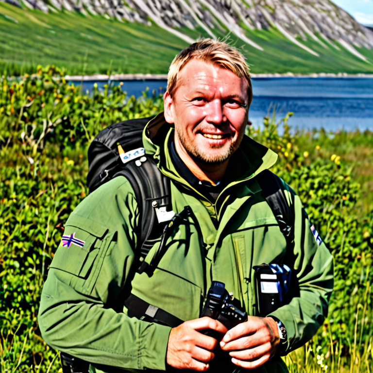 norwegian frontliners at the coast in finnmark