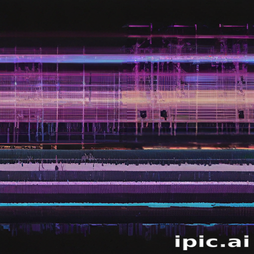 Abstract Digital Art Featuring Vibrant Lines and Colorful Patterns in ...