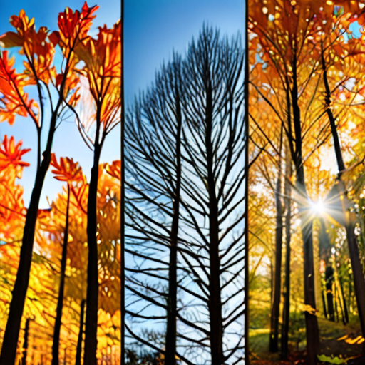 all 4 seasons showing separately