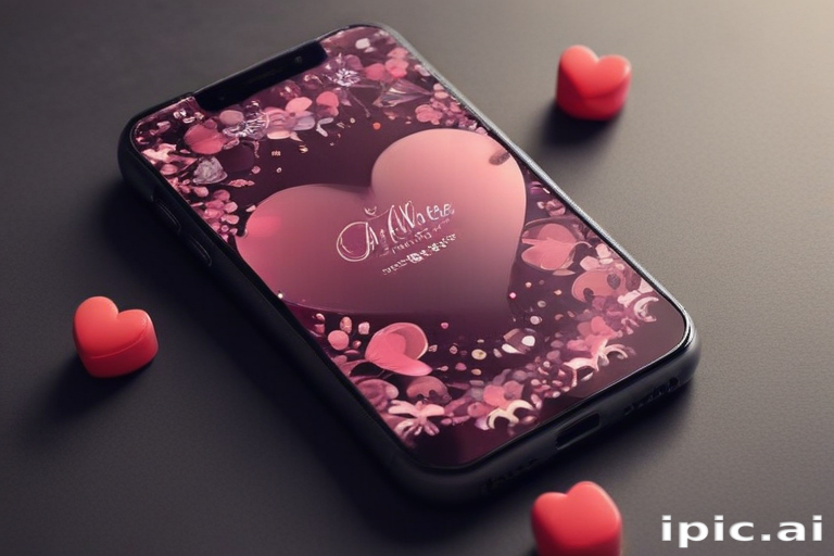 Romantic Phone Wallpaper Featuring Pink Hearts and Floral Designs for ...