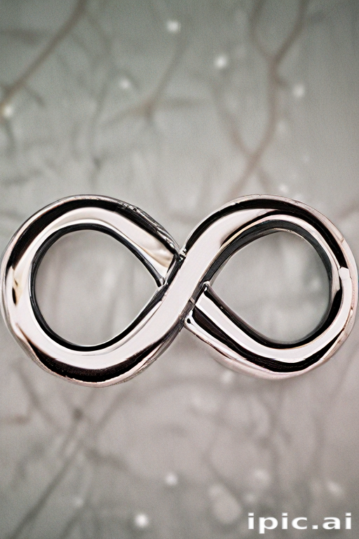 Elegant Silver Infinity Symbol Representing Endless Love and Infinite ...