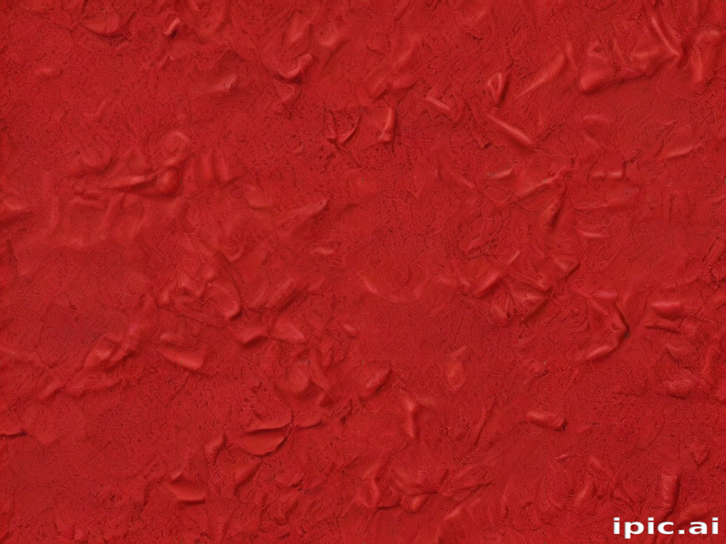 Textured Red Background Featuring Abstract Patterns and Rich Color Depth