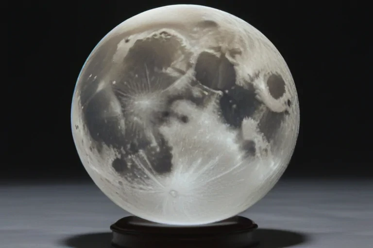 Intricate Glass Moon Sculpture Illuminates with Stunning Detail and ...