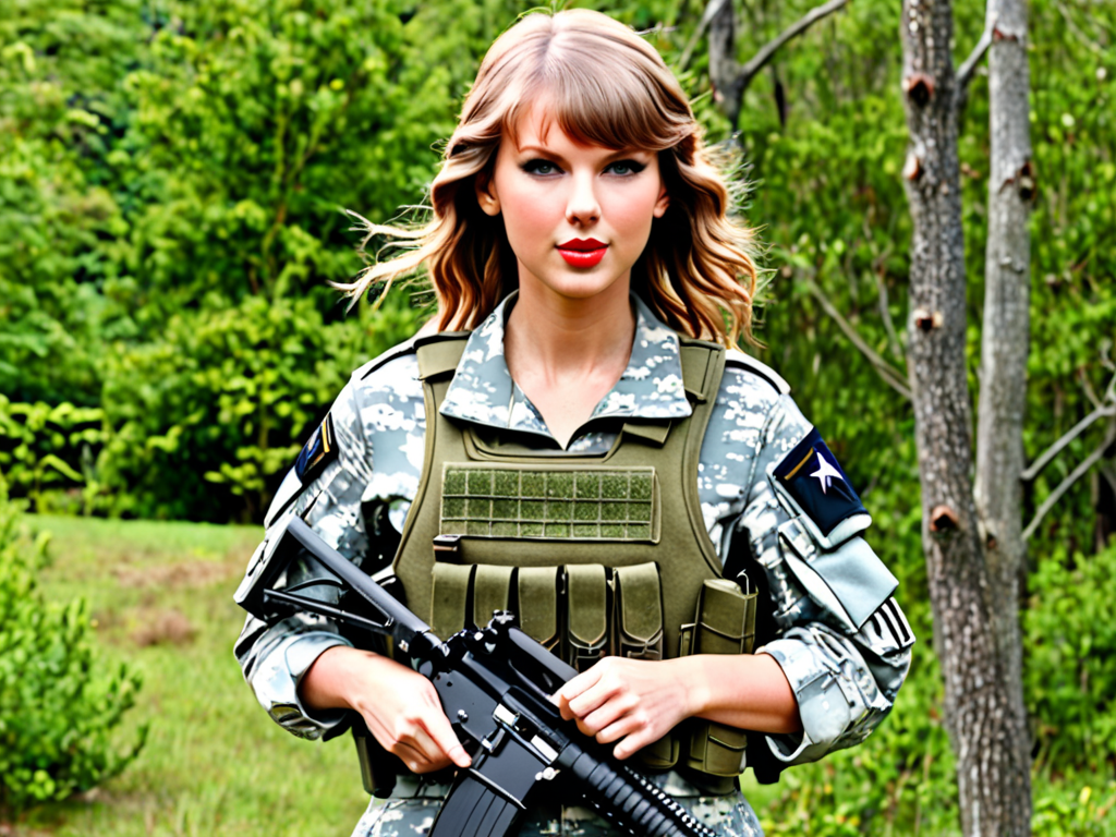 Taylor Swift Military version