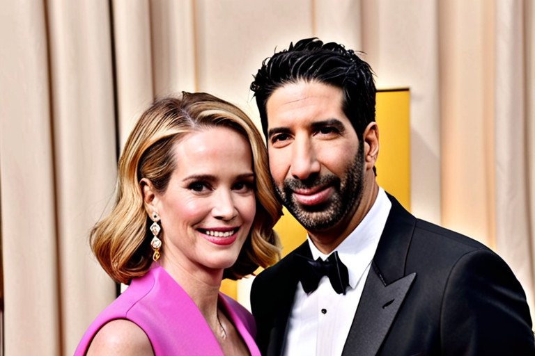 sarah paulson and david schwimmer