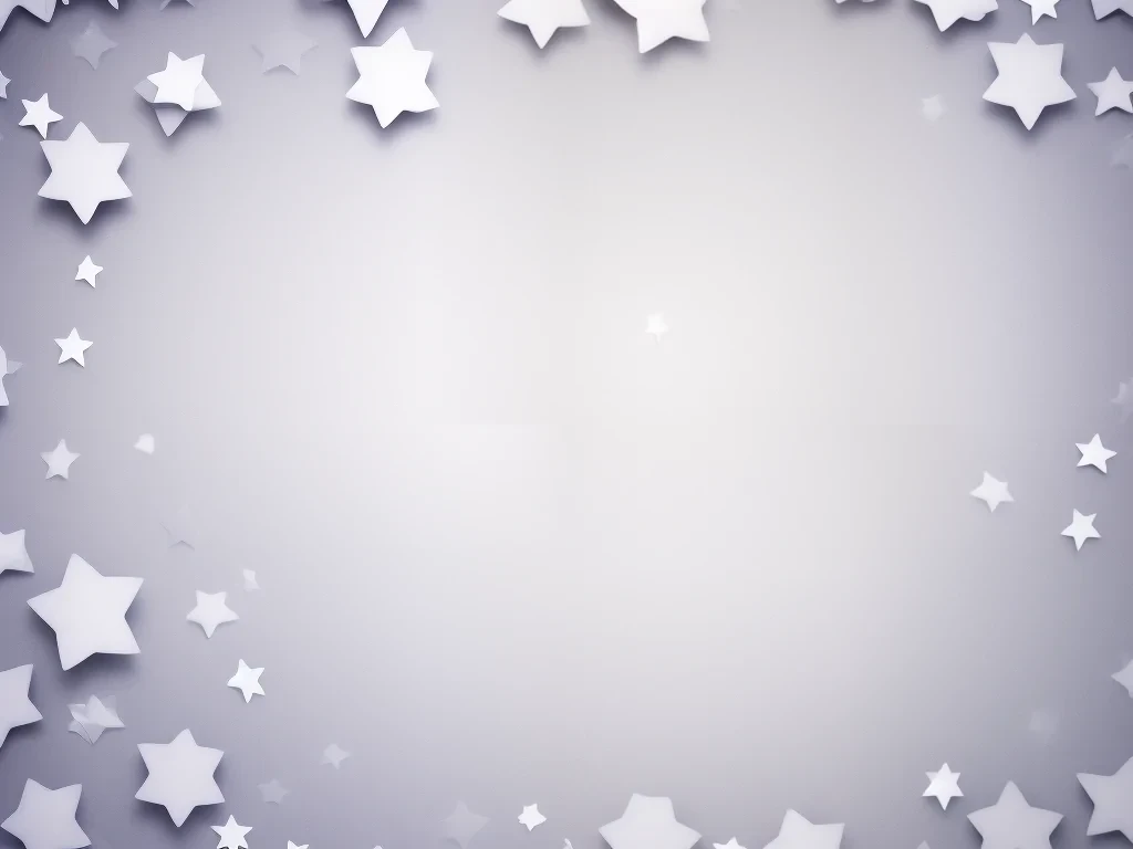 Whimsical Starry Background with Soft White Stars and Gentle Gradient