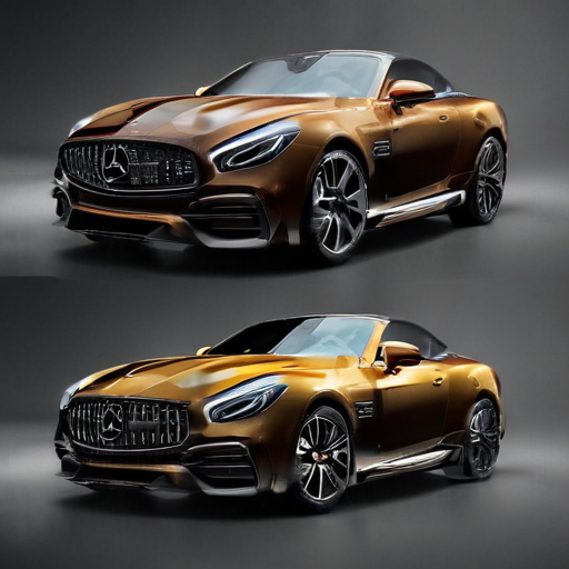 Stunning Mercedes-Benz Convertible Showcased in a Sleek, Modern Design