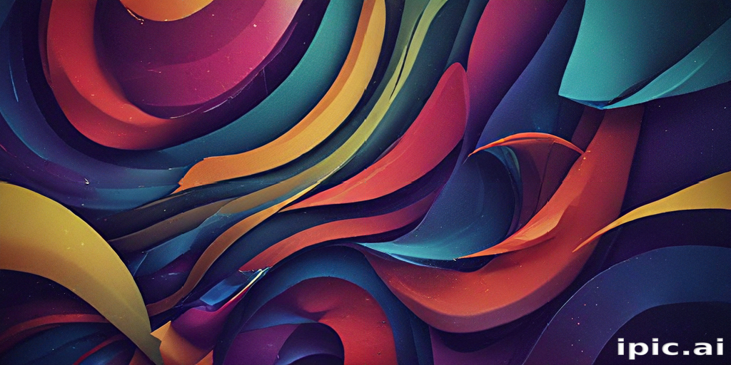 Vibrant Swirls of Color Creating a Dynamic Abstract Visual Experience
