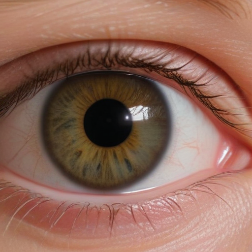 wide eye pupils
