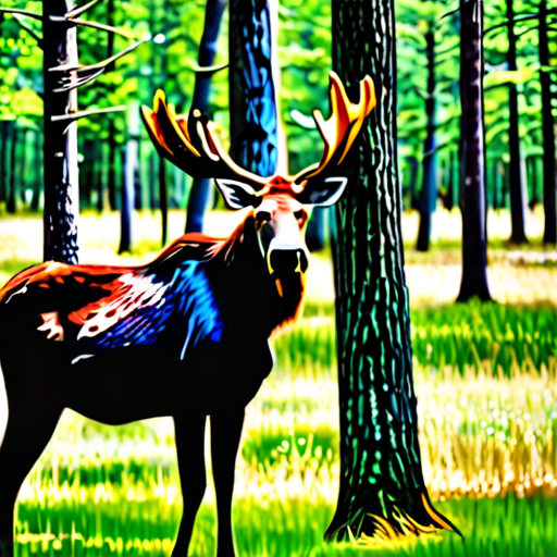 An anonymous moose in matrix