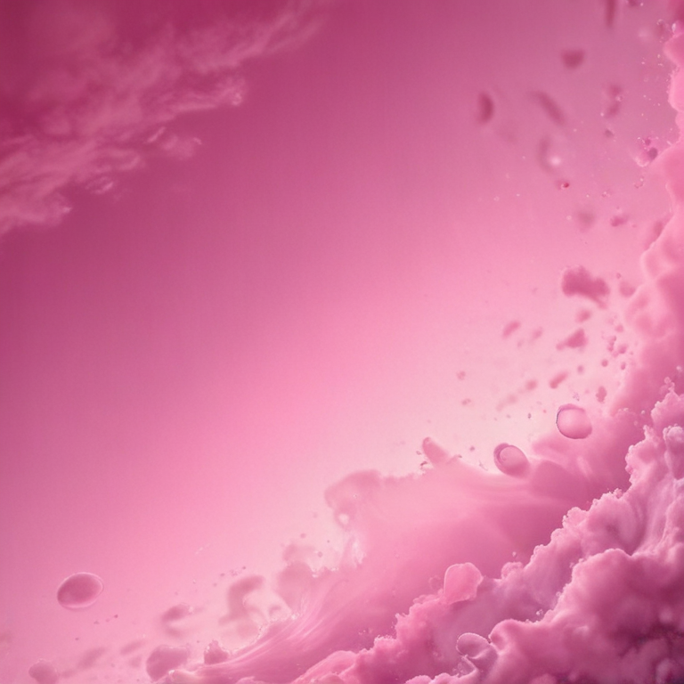 Whimsical Swirls of Cotton Candy Pink in a Dreamy Sky