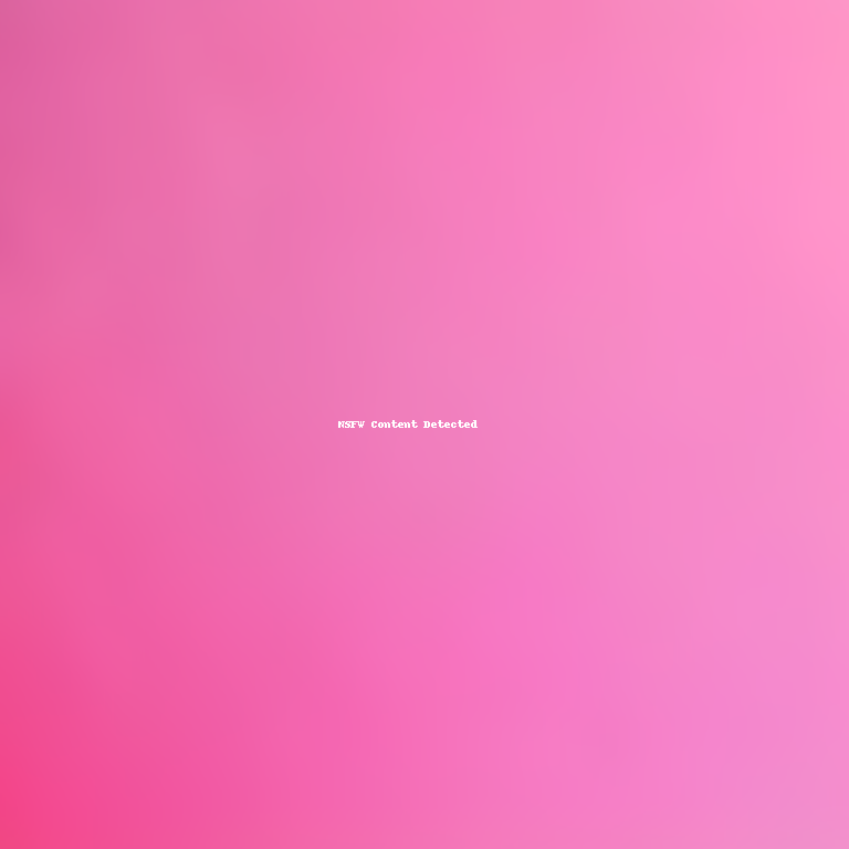 Vibrant Pink Abstract Background with Warning Message Overlaying the Design