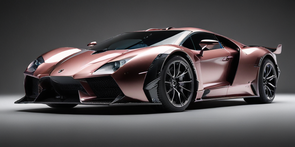 A Stunningly Designed Luxury Sports Car with Sleek Lines and Bold Features
